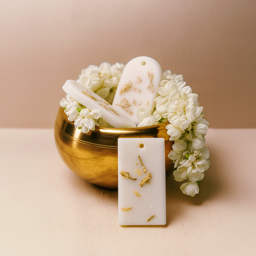 Buy Jasmine Wax Tablets Online | Floral Wardrobe Freshener - Noshi
